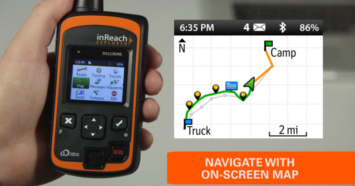 Delorme inreach store